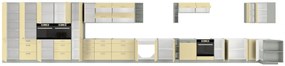 Kuchyňská skříňka Karmen 60x60 GN-72 2F (90°)