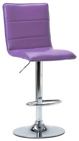 Petromila Barová židle fialová umělá kůže
