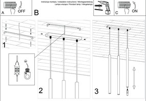 Sollux Lighting Závěsné svítidlo PASTELO 3 olivově zelené