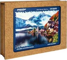 Puzzle Puzzler dřevěné, barevné - Halštatské jezero [6950293]