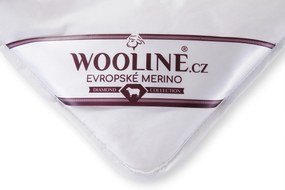 Přikrývka Wooline 140x200 cm s výplní z ovčí vlny
