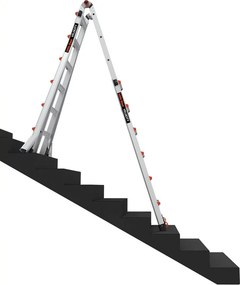 Little Giant - Velocity univerzální kloubový žebřík dosah: štafle 213 / žebřík 335 cm, Model: 13