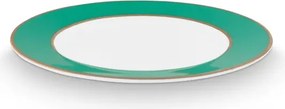 Pip Studio Pip Chique talíř ∅23cm, zelený (Porcelánový talíř Ø 23cm)