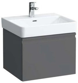 Laufen Pro S - Umyvadlová skříňka, 52x45x39 cm, 1 zásuvka, grafit mat H4833510964801