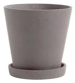 Květináč Flowerpot s podmiskou Plum M HAY