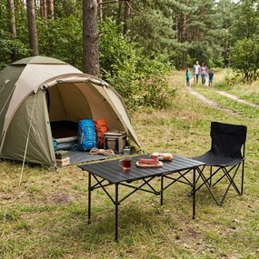 Skládací turistický stůl Gill 95 cm černý