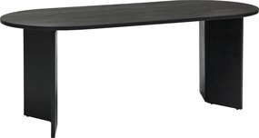 XXXLutz JÍDELNÍ STŮL, akácie, černá, 200/90/76 cm MID.YOU - Online Only jídelní stoly - 001630027502