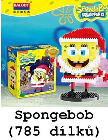 Spongebob stavebnice Číslovka: Spongebob (785 dílků)