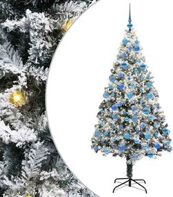 Umělý vánoční stromeček Bílá 180 cm PVC, ocel a plast 3396969
