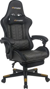 XXXLutz HERNÍ ŽIDLE, vzhled kůže, samet, černá BX Gaming - Herní židle - 001998008501
