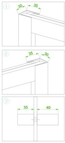 BPS-koupelny Obdélníkový sprchový kout HYD-OK12BS 110x80 černá/transparent - bez vaničky