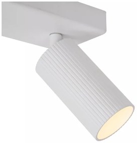 Lucide 09939/02/31 - Bodové svítidlo CLUBS 2xGU10/40W/230V bílá