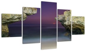 Obraz - mořský útes (125x70 cm)