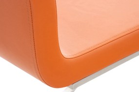 Sada 2 jídelních židlí Belfort – oranžová