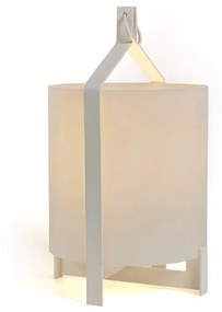 Stolní či podlahová designová lampička Fanal Table / Floor Barevná varianta: Bílá / Cotonet písčitý, Rozměr: ø295 mm x 480 mm