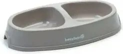 Beeztees Miska pro kočky béžová 2x0.15l