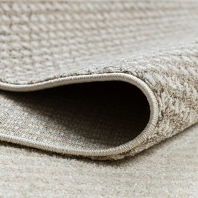 Dywany Łuszczów, Kusový koberec Fusion 0805 cream/beige, 80x150, béžová, kancelář