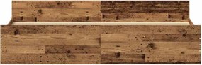 Rám postele Staré dřevo 203 x 203 x 50 cm Kompozitní dřevo 3329303