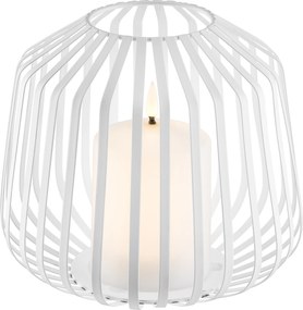 Livarno® LED svíčka v kovovém košíku (bílá)
