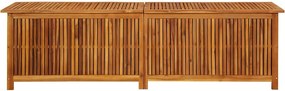 Zahradní úložný box 200 x 50 x 58 cm masivní akáciové dřevo 316500