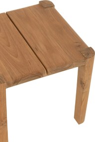 Stolek Bruce z přírodního teakového dřeva – 40*40*35 cm