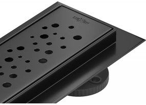 Mexen Flat M12 lineární odtok 60 cm, černý - 1721060-15
