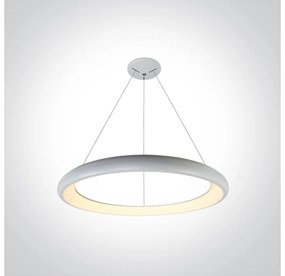 ONE Light 62144NB/W/W závěsné LED svítidlo, bílé, 50W, 3000K, ø61cm, IP20