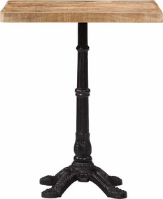 Bistro stolek 60 x 60 x 77 cm hrubé mangovníkové dřevo 321084