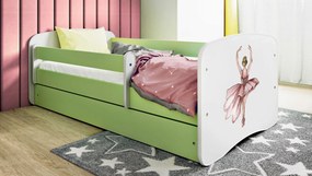 XXXLutz POSTEL PRO DĚTI A MLÁDEŽ 80/160 cm, zelená, bílá MID.YOU - Dětské pokoje sestavy - 00214200023Z