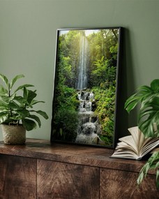 Oboustranný plakát Mlhavé Ráno / Divoký Vodopád | 30 x 42 cm | DP351323