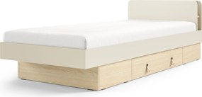 Meblar Postel SALERNO SA18 Kombinace barev: Makadamia/ Dub Mavelie