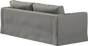 Potah na pohovku IKEA  Karlstad 3-místná, nerozkládací, dlouhý barva šedá látka pletený vzor