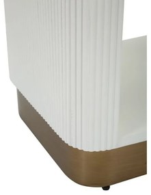 Designový noční stolek Tahigwa 48 cm bílý