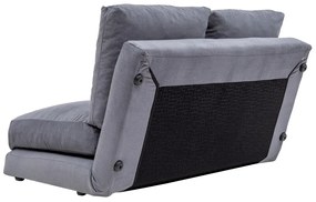 Designová rozkládací pohovka Wandella 120 cm šedá