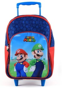 MADE Školní batoh na kolečkách Super Mario