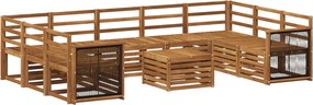Sedací soupravy Masivní akátové dřevo 3384860