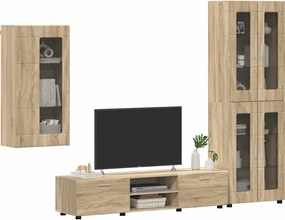 Sestava TV skříněk FLORIN 3 ks Sonoma dub Kompozitní dřevo 3397946