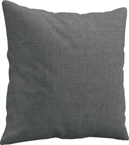 2místná pohovka s polštáři tmavě šedá 140 cm textil 3200910