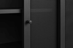 Designová skříňka Taiyanna 140 cm černá