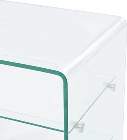 vidaXL Konferenční stolek 50 x 40 x 56 cm tvrzené sklo [284727]