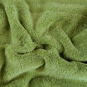 Ručníky a osušky CASA COLORATA - středně zelená Velikost: ručník 50 x 100