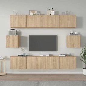 6dílný set TV skříněk dub sonoma kompozitní dřevo 3114360