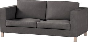 Potah na pohovku IKEA Karlanda rozkládací, krátký barva šedá látka pletený vzor