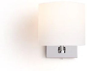 RENDL R11979 PENTHOUSE nástěnná lampa, dekorativní bílé PVC chrom