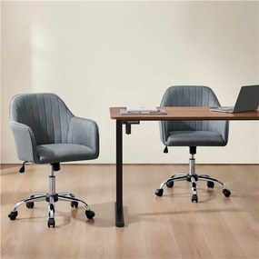 Kancelářská židle Yaheetech – tmavě šedá, 60 cm (šířka) × 61 cm (hloubka) × 83 cm – 92,5 cm (výška) (267660313202)