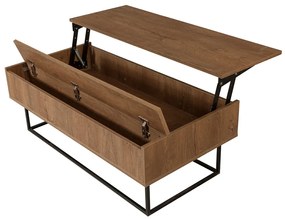 Designový konferenční stolek Gabryle 120 cm vzor ořech