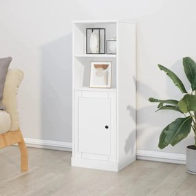 Fionshop 263905395 Skříň highboard bílá 36 x 35,5 x 103,5 kompozitní dřev