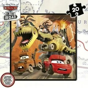 EDUCA Puzzle v kufříku Auta 4v1 / (12  16  20  25 dílků) / od 3 let