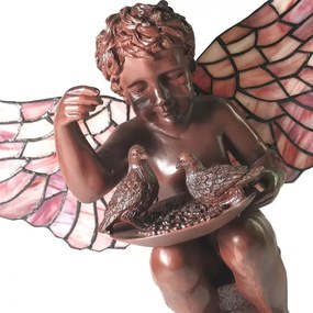 Stolní lampa Tiffany Ange – 33x21x33 cm
