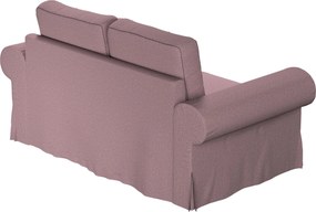 Potah na pohovku IKEA Backabro 2-místná, rozkládací barva růžová látka pletený vzor
